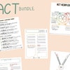 Acceptance and Commitment Therapy ACT Worksheet Bundle - Etsy