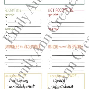 Acceptance and Commitment Therapy - ACT Worksheet Bundle - Etsy