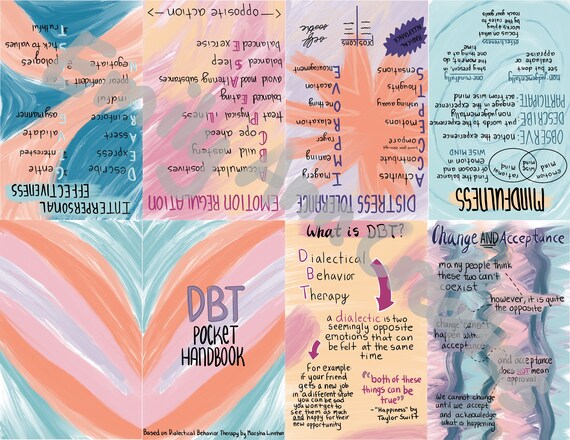 Dialectical Behavior Therapy DBT Zine Digital Download | Etsy