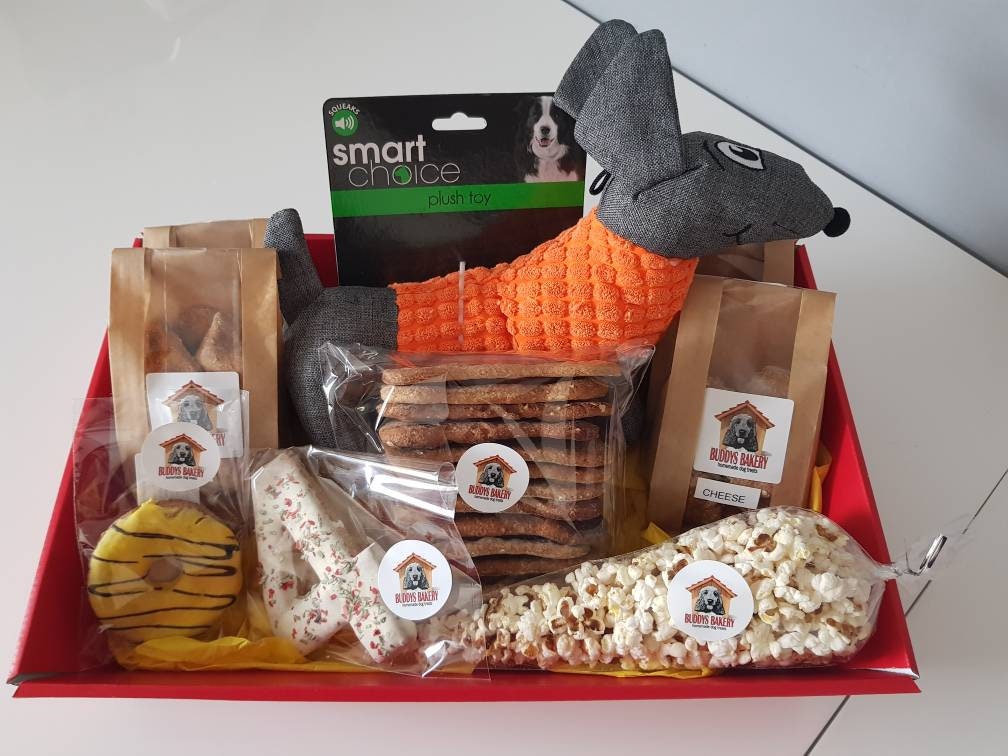 Deluxe Dog Birthday Hamper. Birthday Hamper for Dogs. Celebration ...