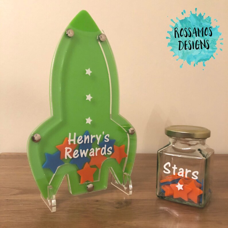 Rocket Reward Drop Box - Etsy UK