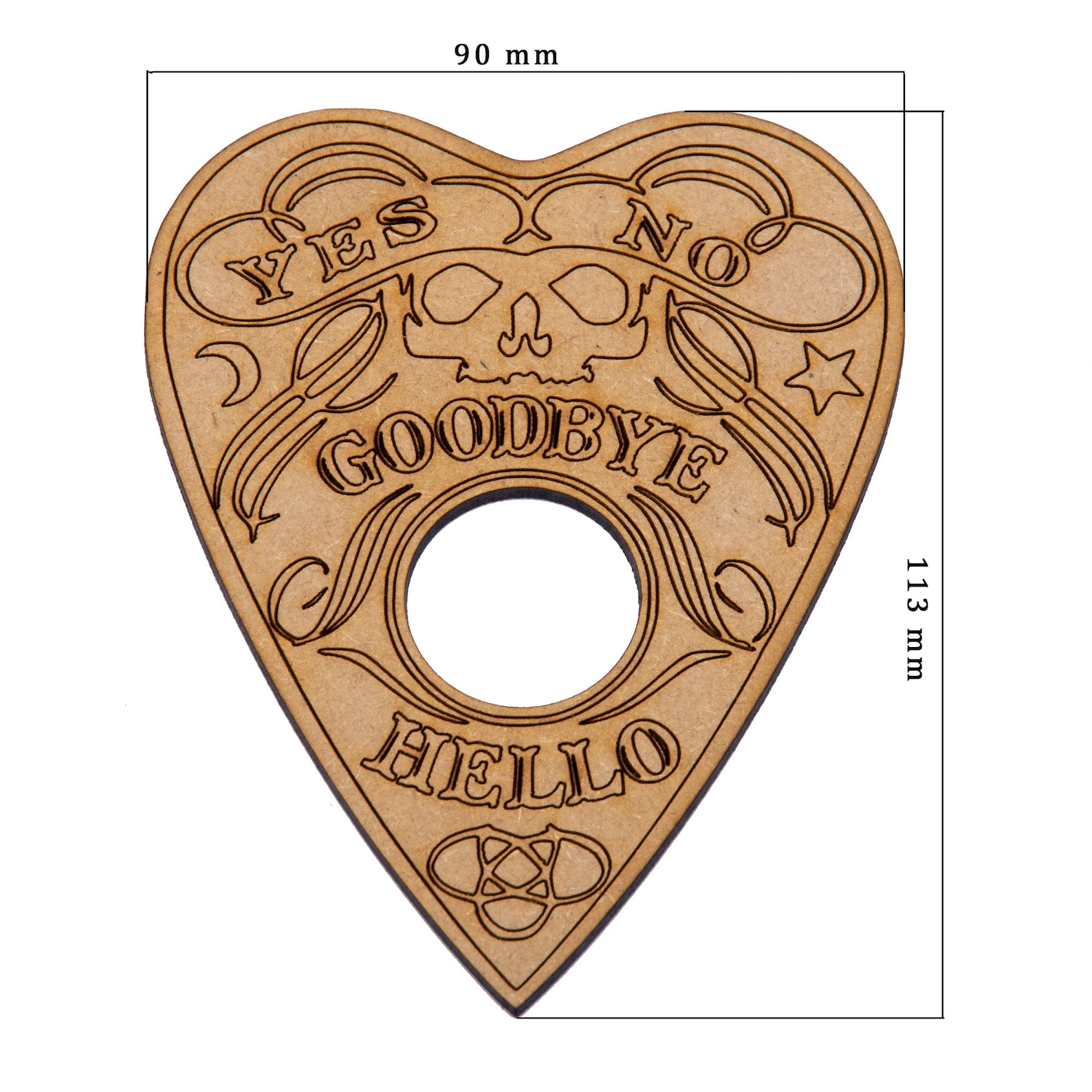 Ouija Board game & Planchette with detailed Instruction. | Etsy