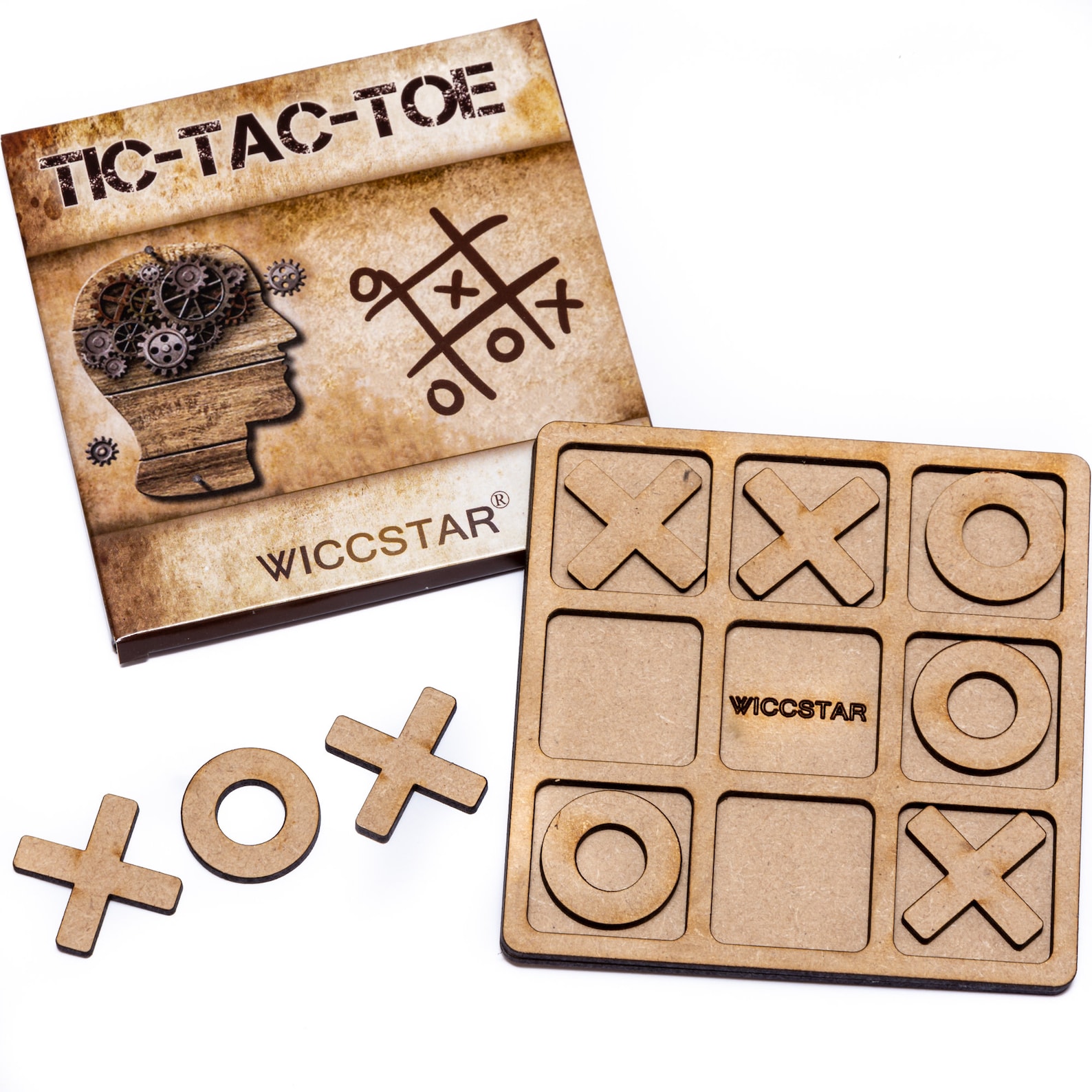 Tic Tac Toe Game for Kids and Adults. Family Noughts and - Etsy
