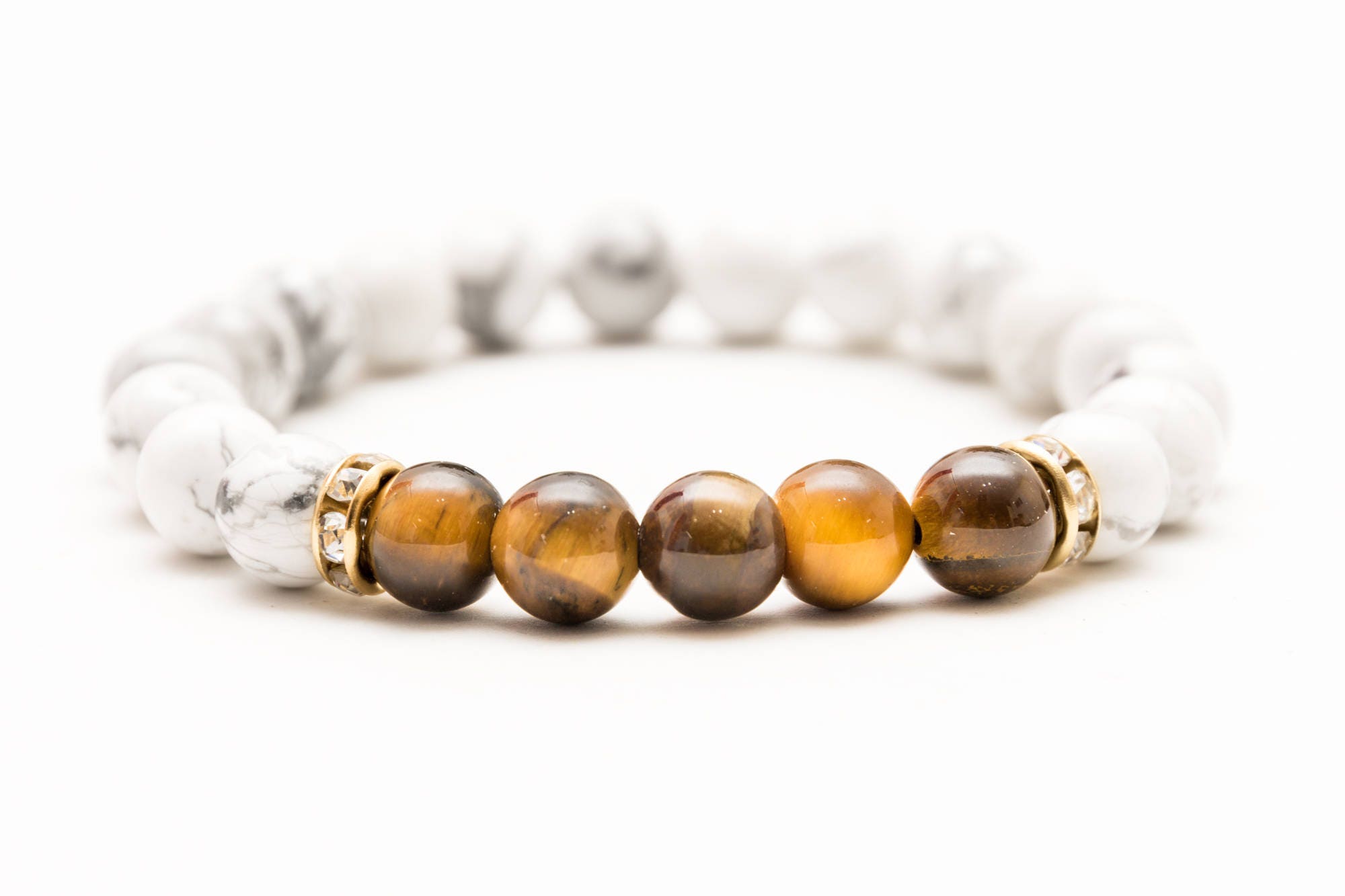 Tiger Eye Sacral Chakra Bracelet. Inspirational Christal | Etsy