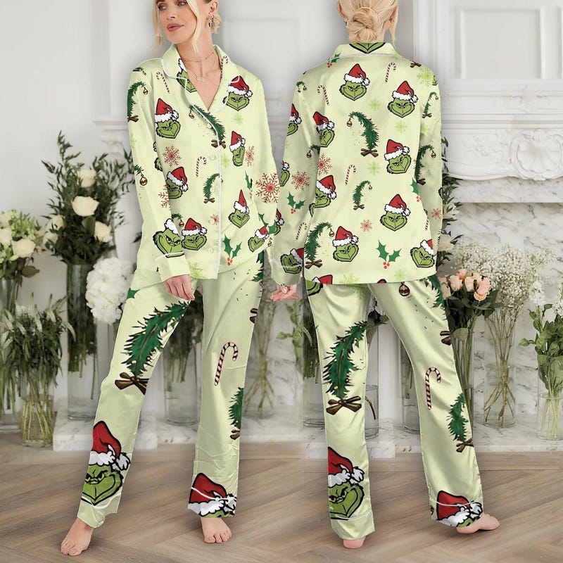 Grinch Pajamas - Etsy