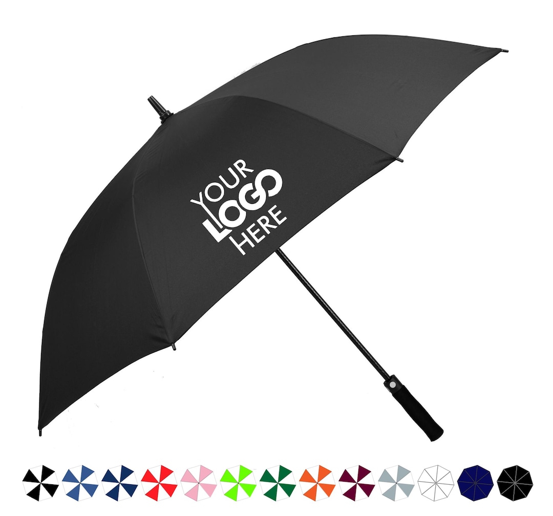 Personalised Golf Umbrella Customised and Custom Printed With Logo or ...