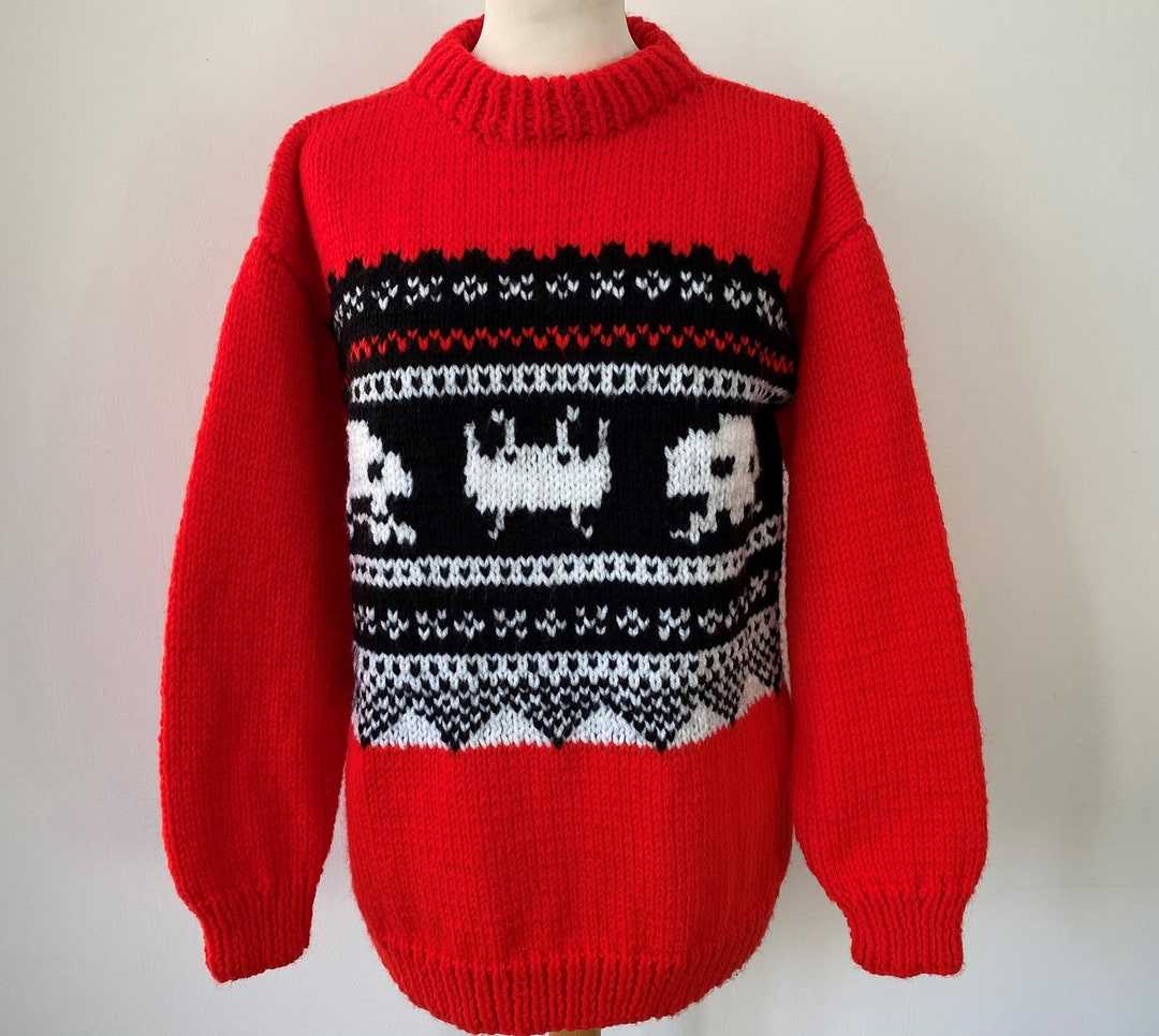 Space Invaders Hand Knitted Jumper - Etsy