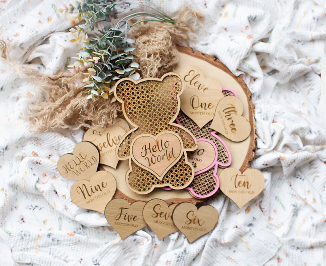 Baby Milestone Set | Hello World Milestone Cards | New Born Gift | Baby ...