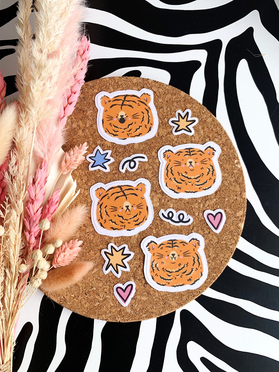 Tiger Sticker Pack, Planner Stickers, Bullet Journal Stickers ...