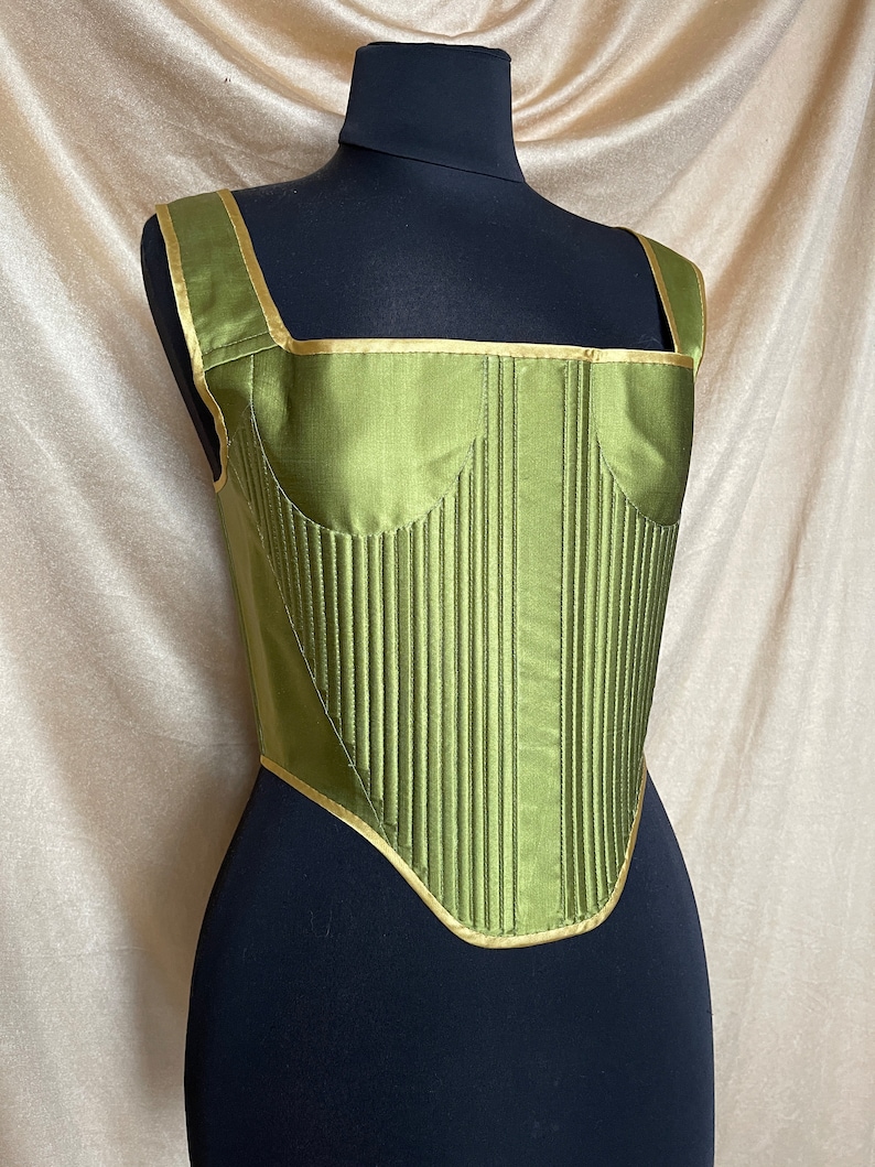Ready Made Reversible Tudor Corset: 16th Century Style Stays, M-L - Etsy