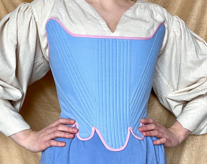 Simplicity 2621 16th Century Corset, Shift, Bum Roll and Farthingale ...