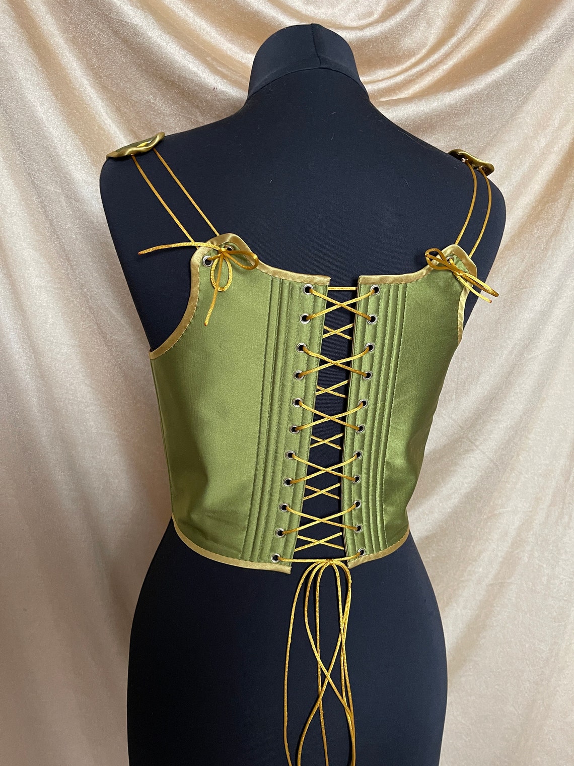 Ready Made Reversible Tudor Corset: 16th Century Style Stays, M-L - Etsy