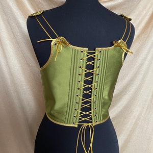 Ready Made Reversible Tudor Corset: 16th Century Style Stays, M-L - Etsy