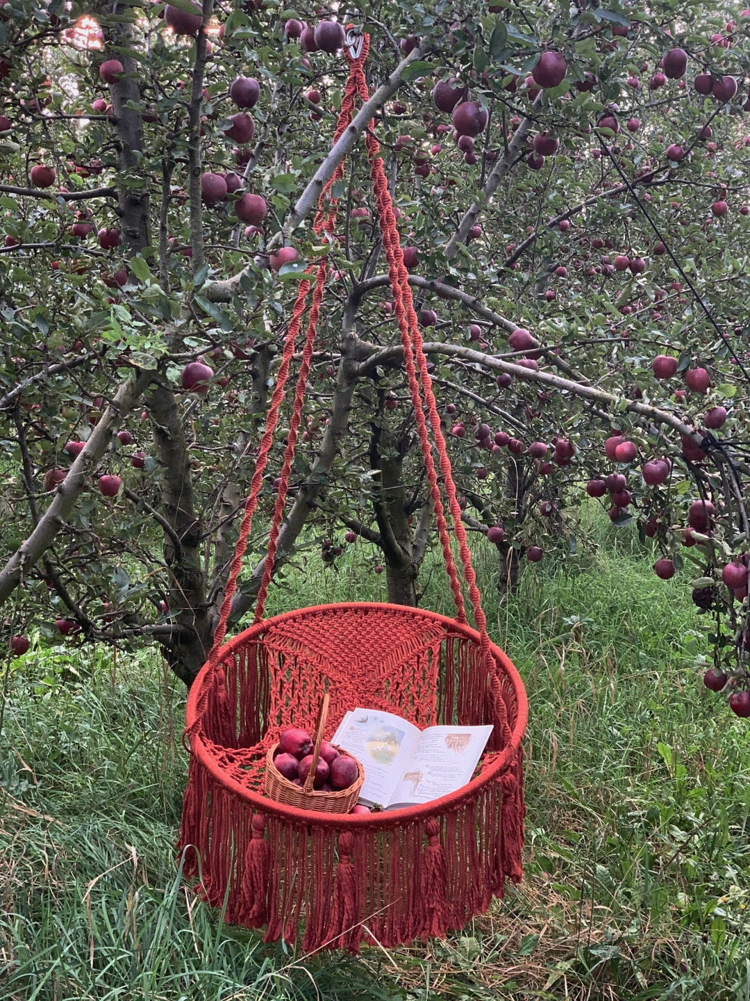 Macrame Hanging Chair White at Rachel Shortland blog
