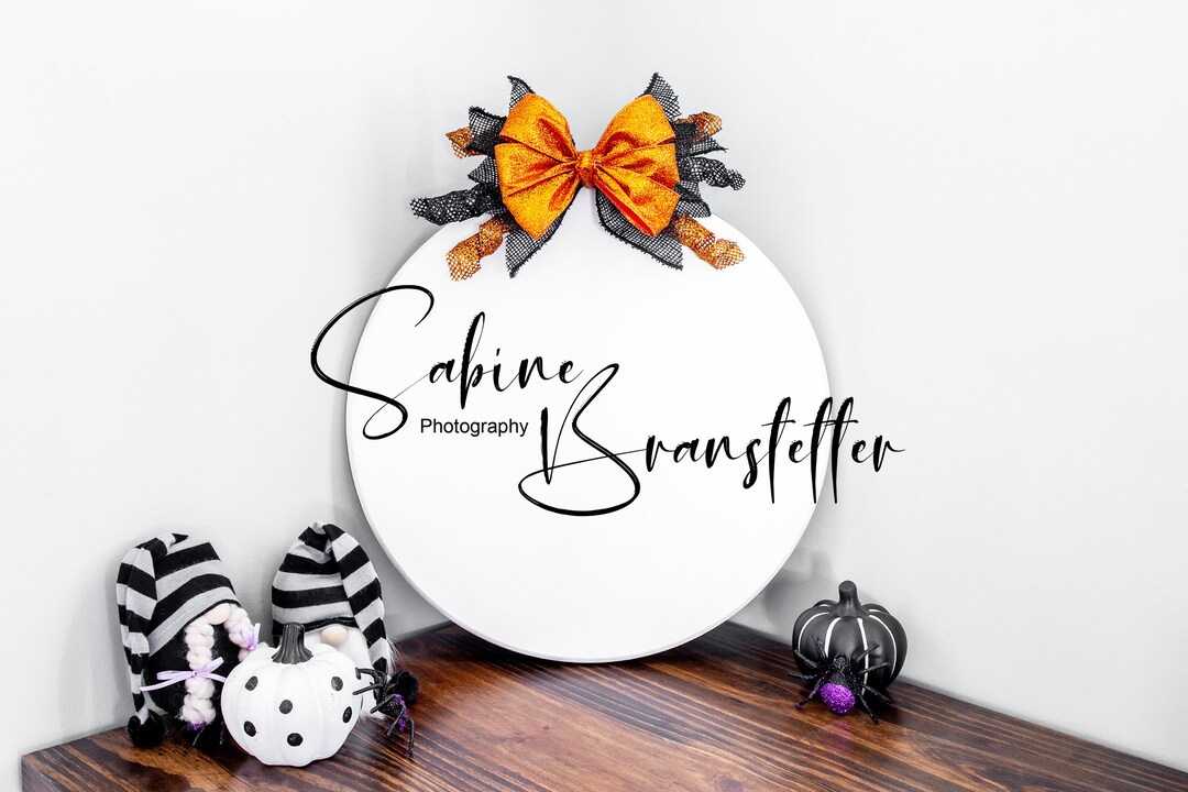 Mockup spider Webs, Mock Up-digital JPEG File, Rustic White Round Wood ...