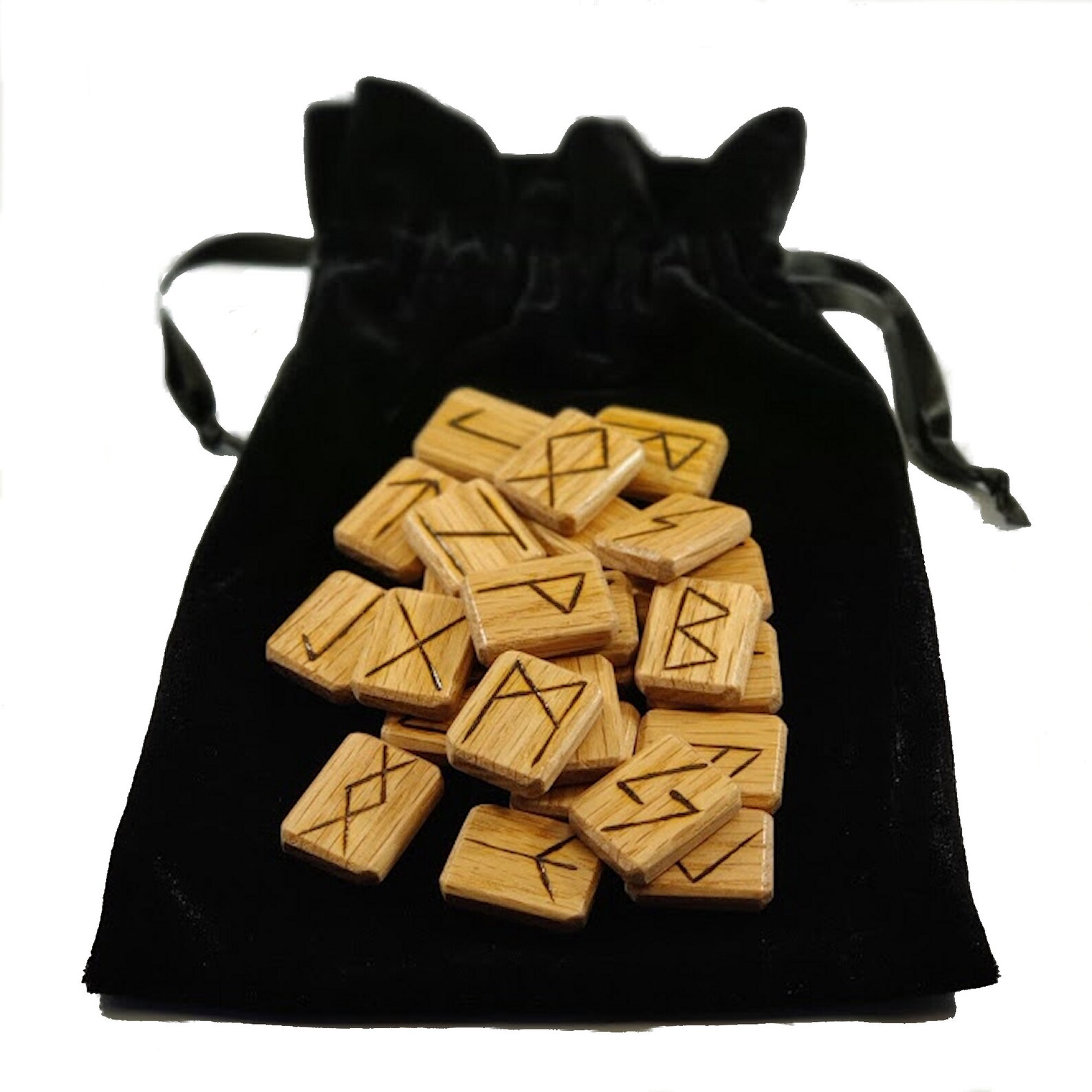 Wooden Runes Set With Woodburned Elder Furthark Alphabet - Etsy