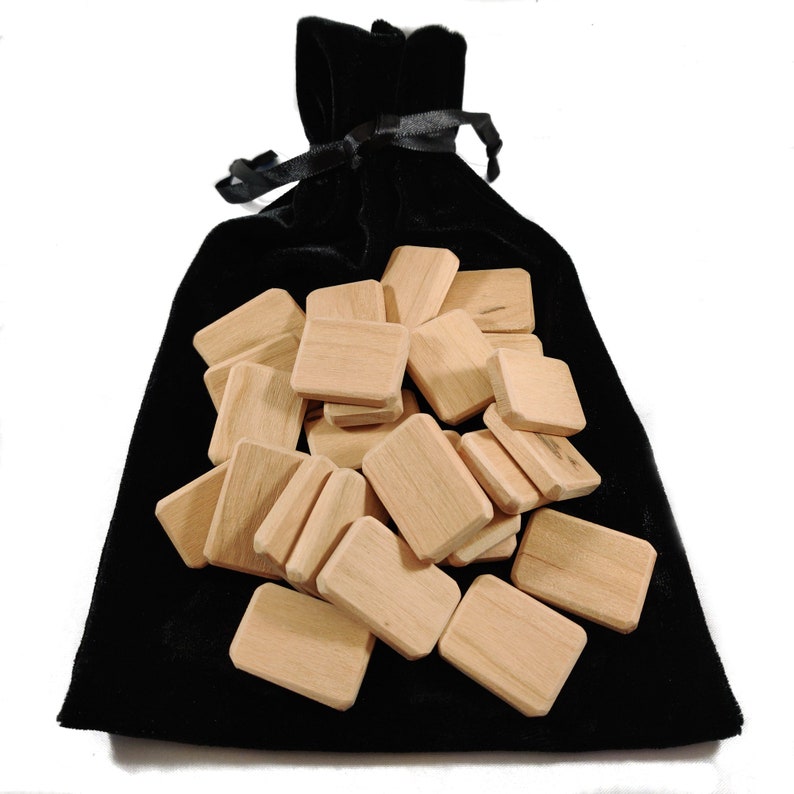 Wooden Runes Set Unfinished Blank Runes Do It Yourself Kit | Etsy