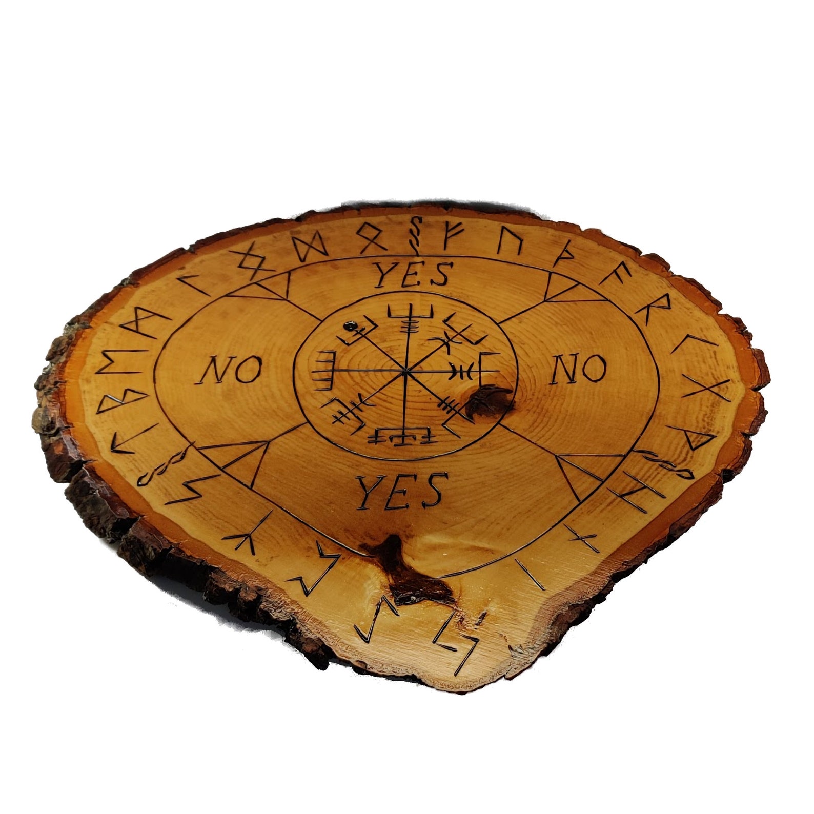 Rune Pendulum Board Wooden Divination Board With Pendulum - Etsy