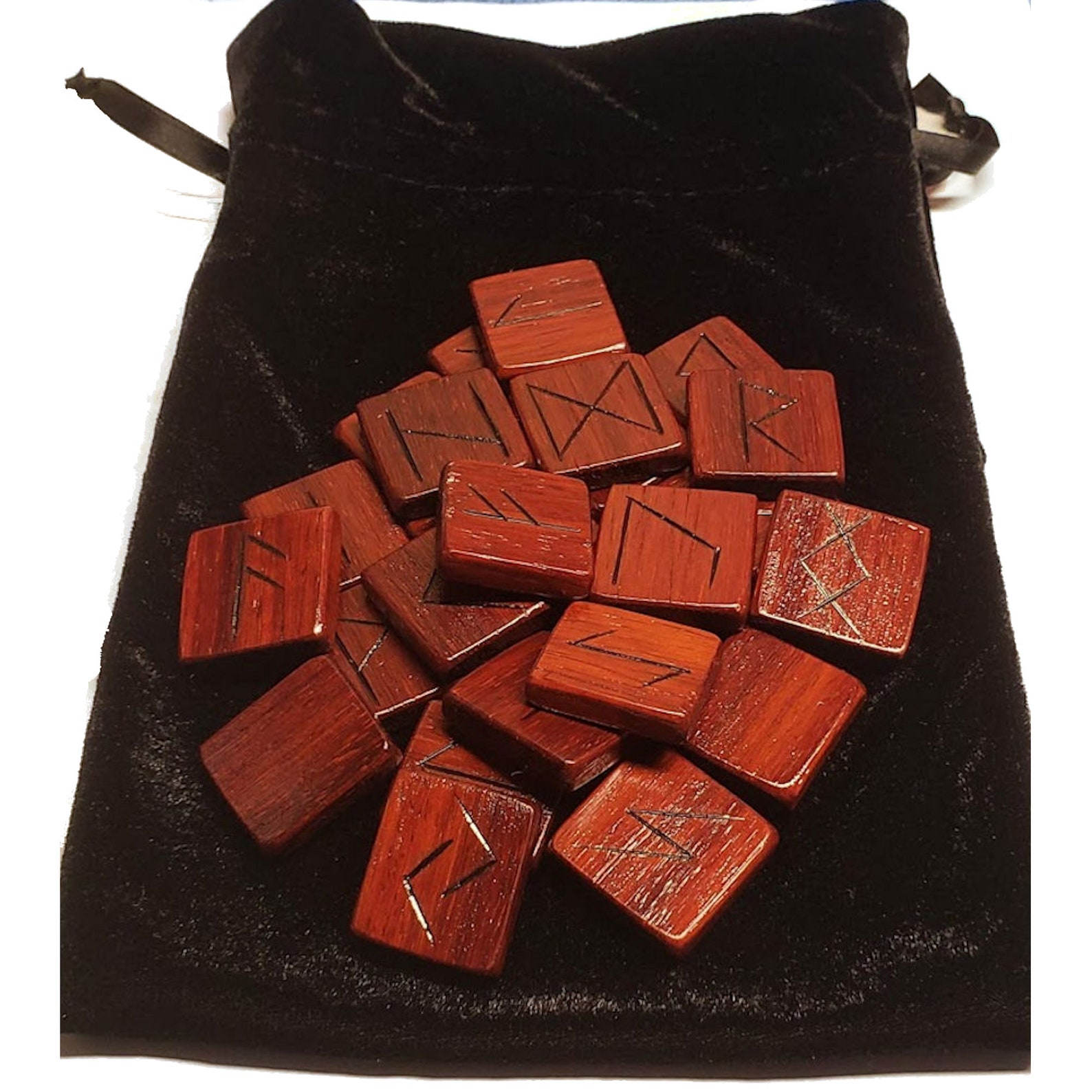 Wooden Runes Set With Woodburned Elder Furthark Alphabet - Etsy