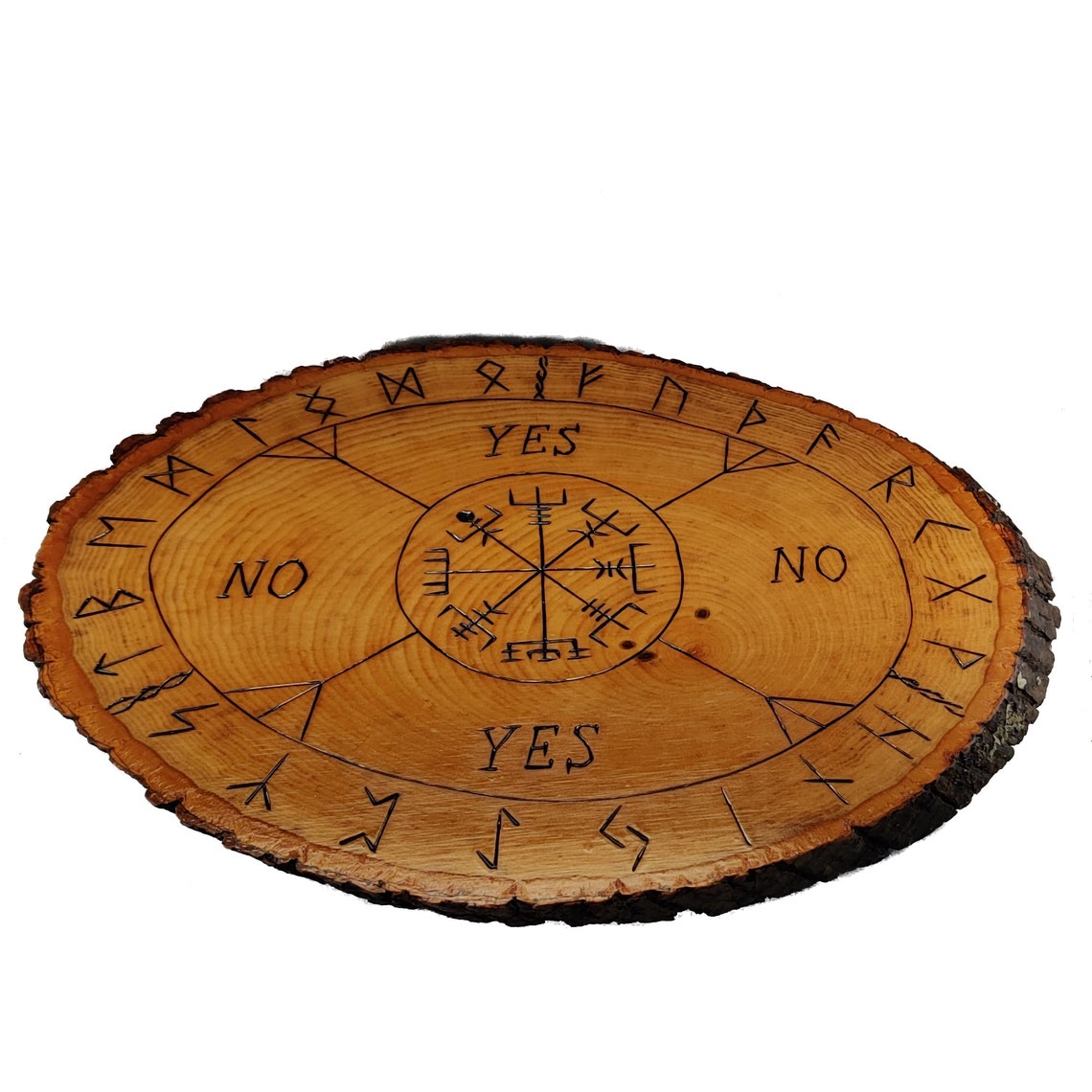 Rune Pendulum Board Wooden Divination Board With Pendulum - Etsy