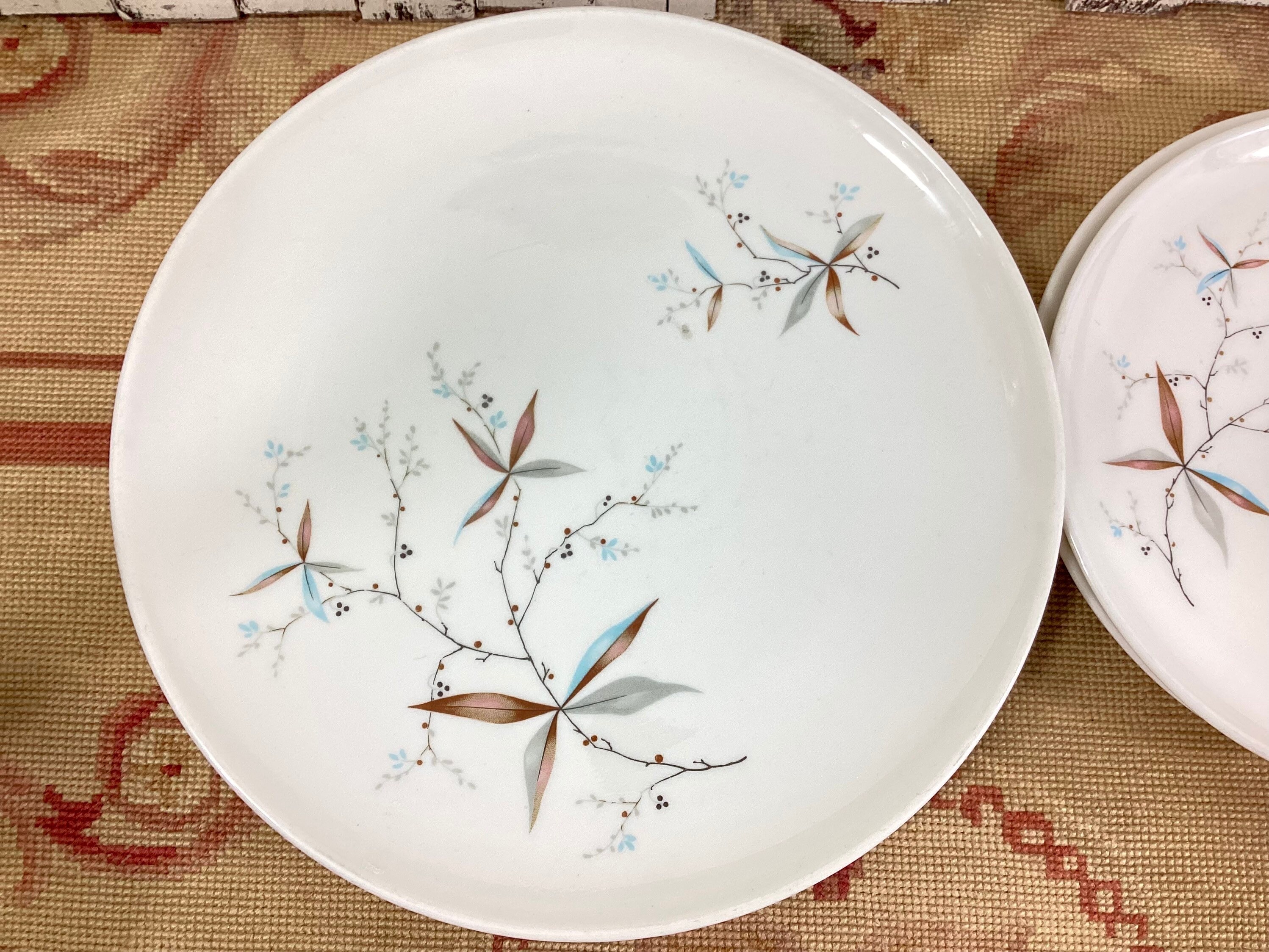 Vintage Syracuse China Plates: Finesse Atomic Dinnerware Set - Etsy