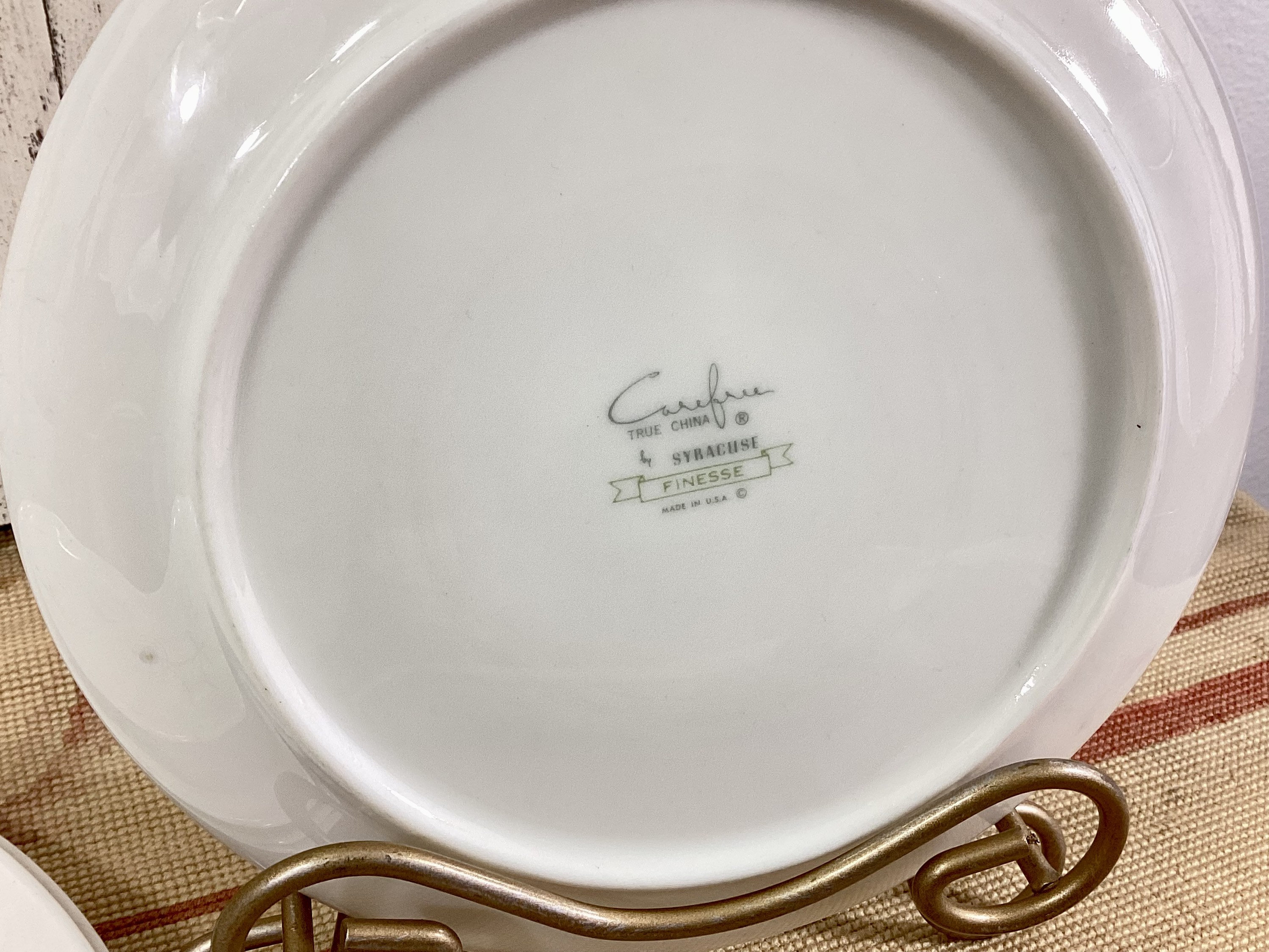 Vintage Syracuse China Plates: Finesse Atomic Dinnerware Set - Etsy