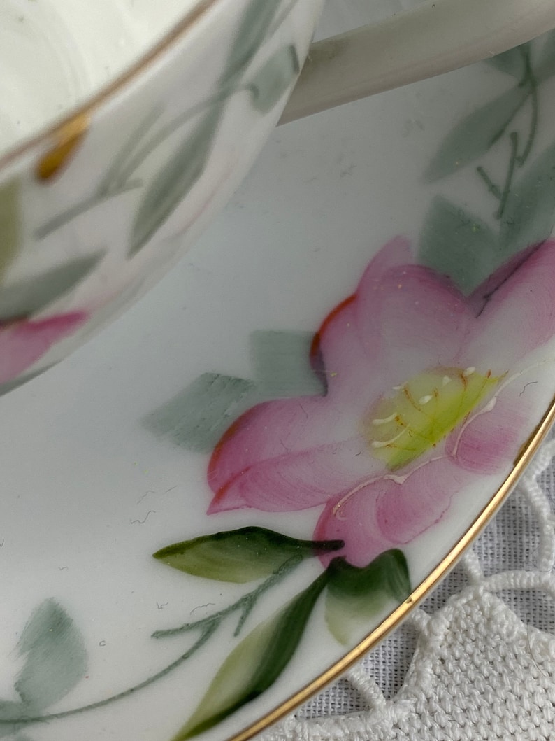 Noritake Morimura AZALEA Pattern Cup and Saucer 7 Oz Capacity - Etsy