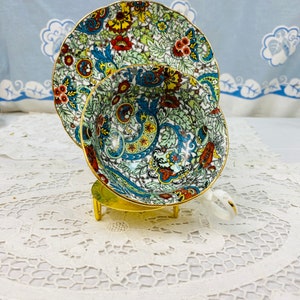 Radford Paisley Bone China Teacup and Saucer, Vintage Paisley Chintz ...
