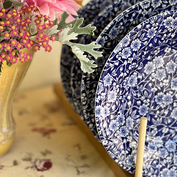 Queens Calico Blue - Etsy