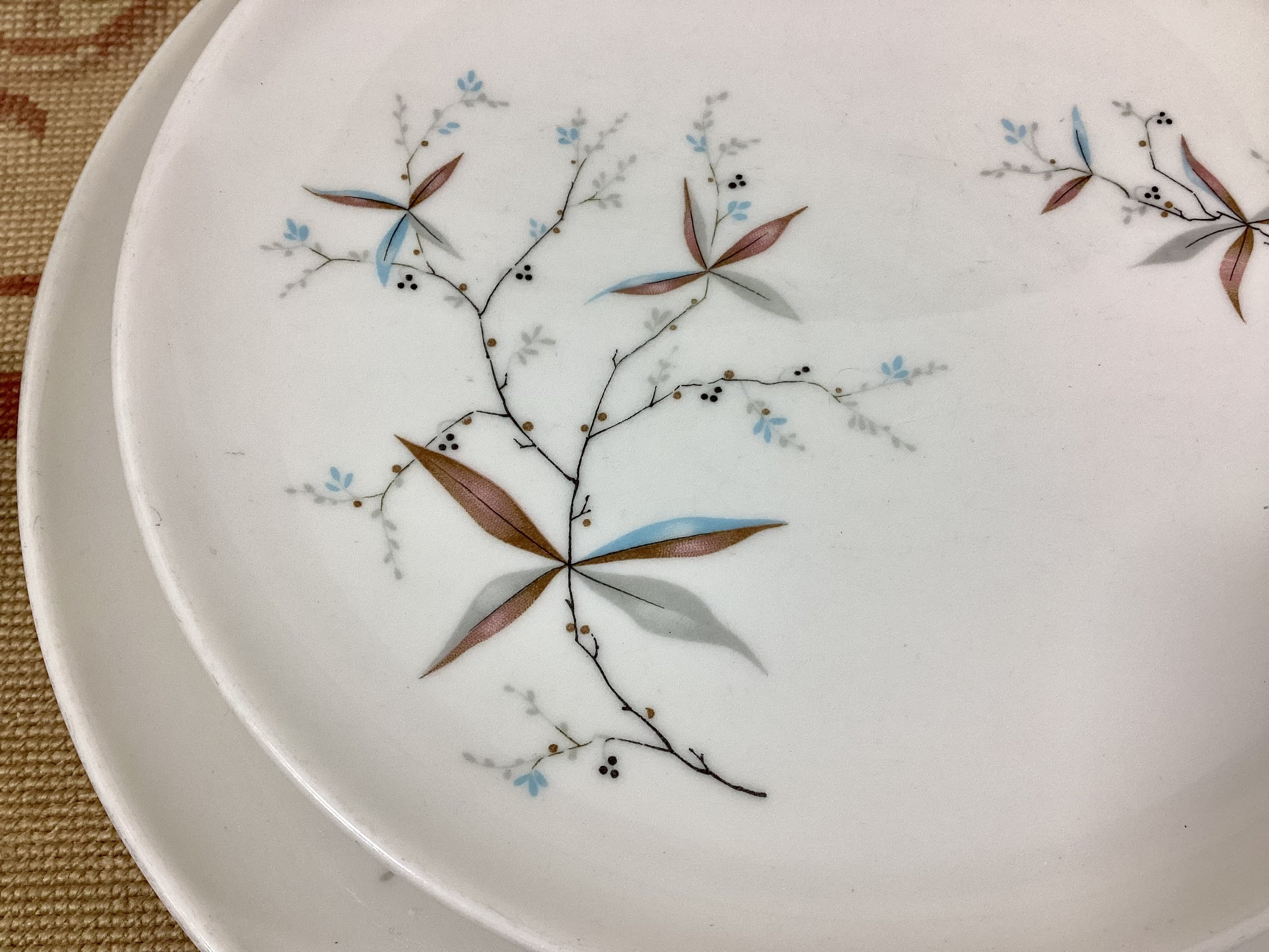 Vintage Syracuse China Plates: Finesse Atomic Dinnerware Set - Etsy