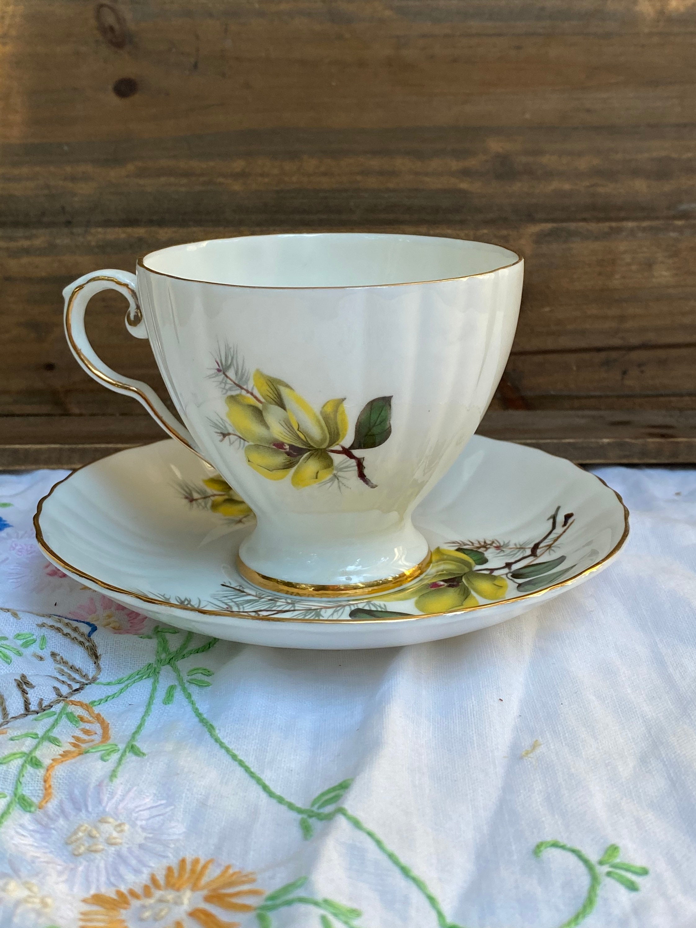 Vintage Royal Grafton Teacup Magnolia Tea Cup Vintage Tea | Etsy