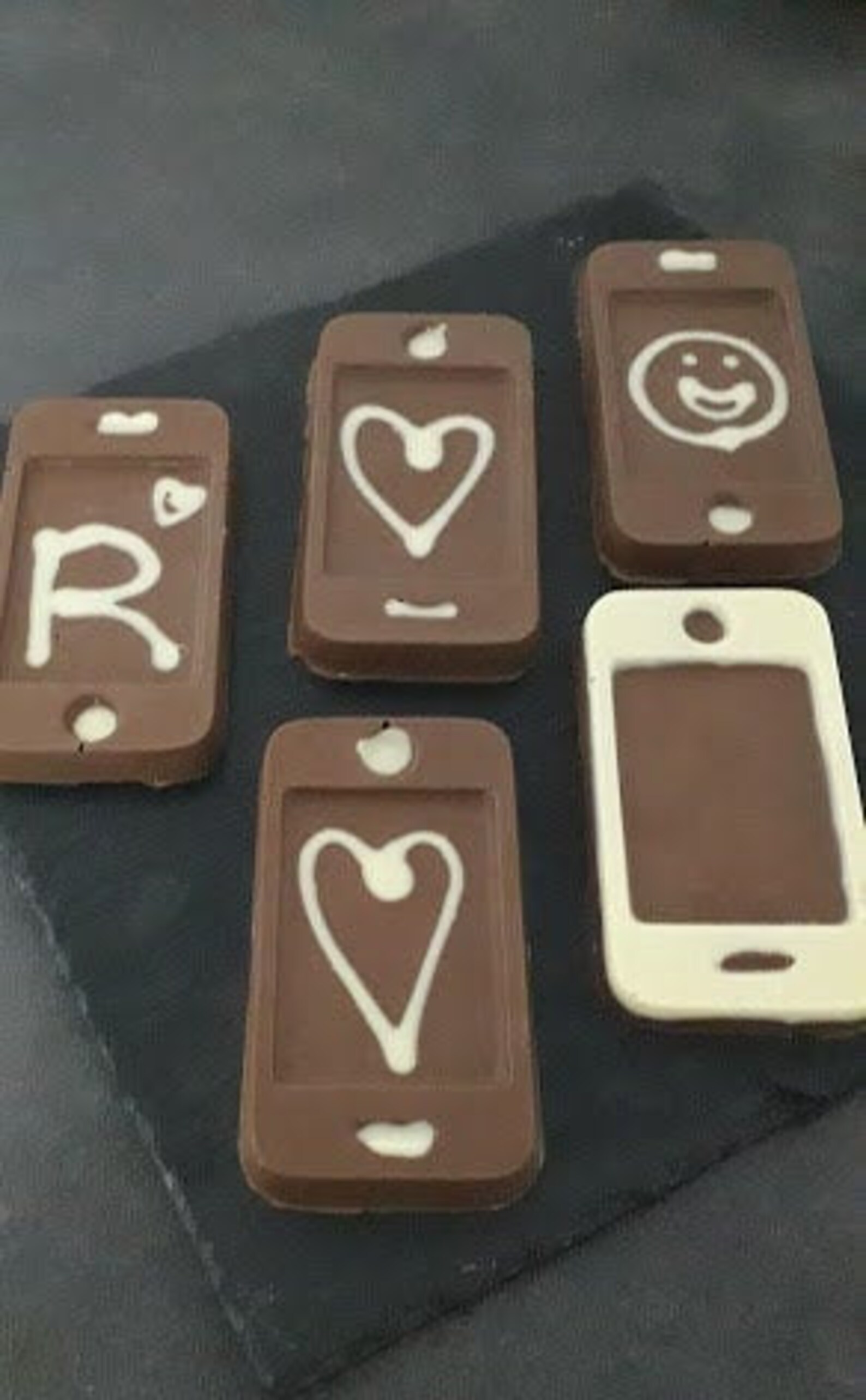 Fun Make Your Own Chocolate Mobile Phones plus Hot chocolate | Etsy