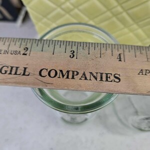 Embossed Since 1852 Clear Glass Carafe - Vintage Milk Bottle W/ Corks ...