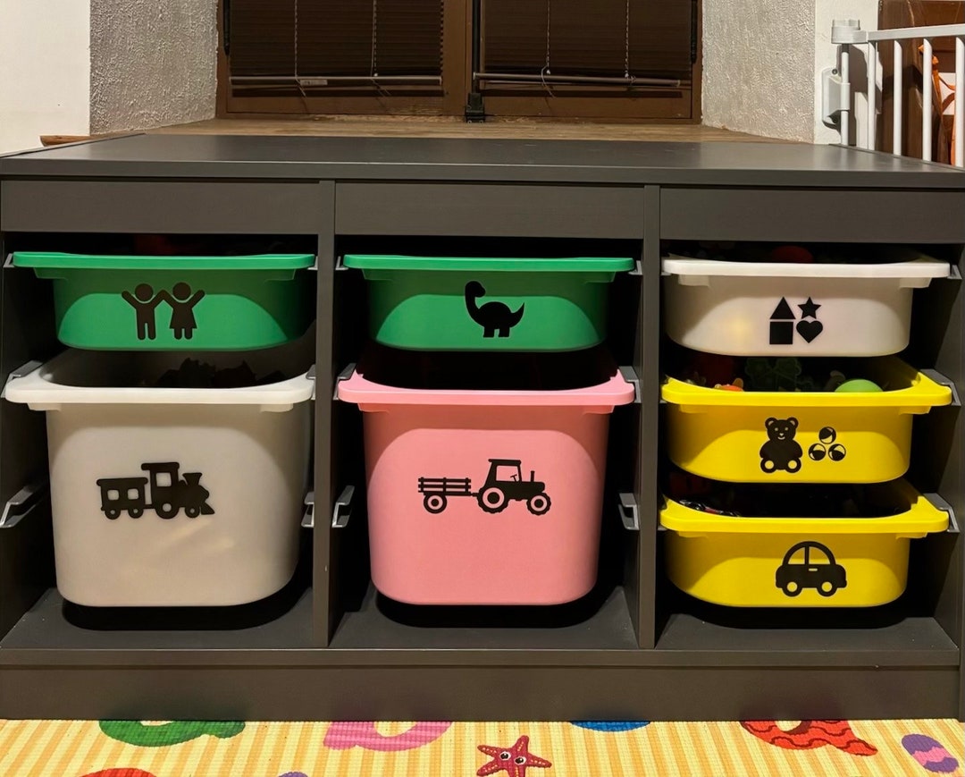 Toy Box Labels Storage Bin Labels Toy Identification Labels Vinyl ...