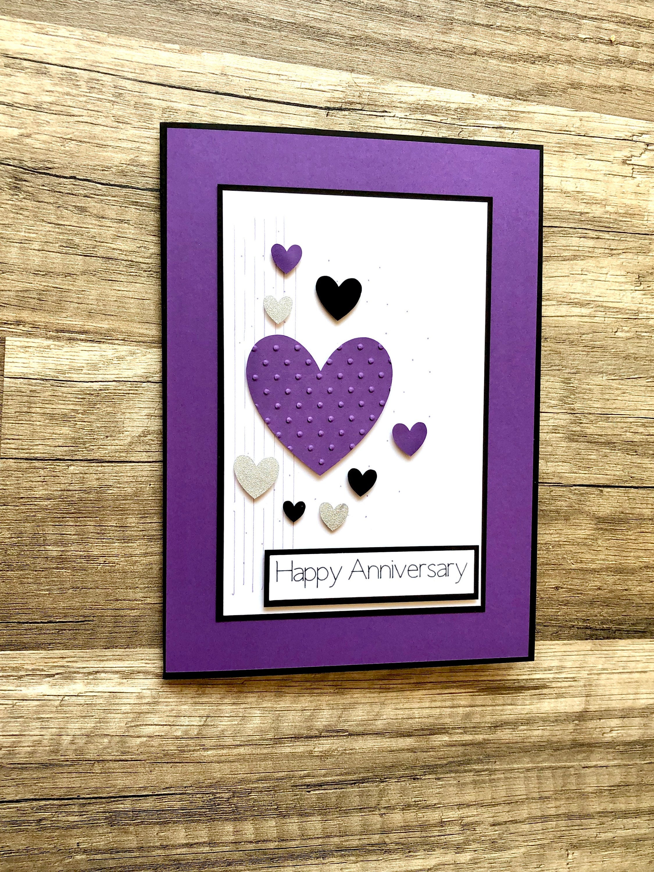 Anniversary Card, Happy Anniversary Card, Unique Anniversary Card ...