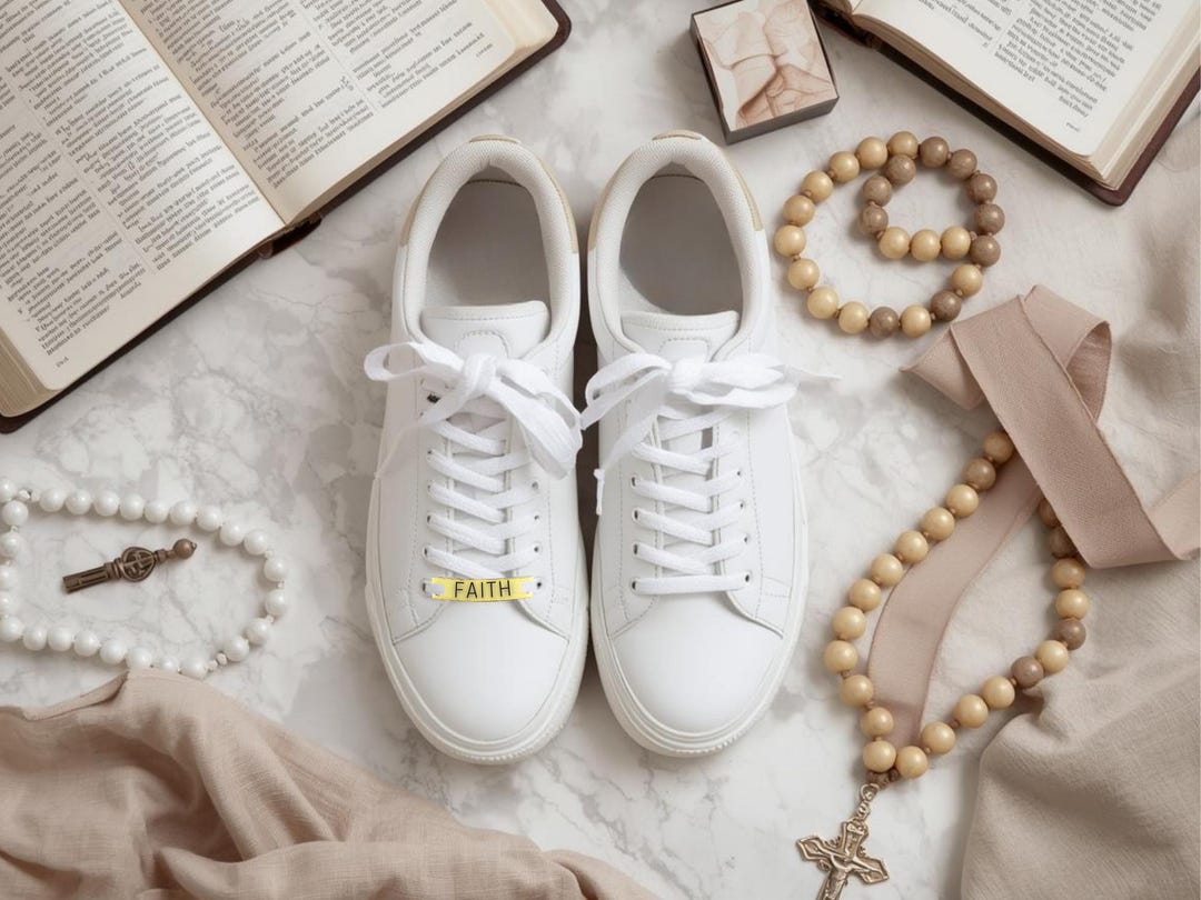 Faith Engraved 18k Faith Inspired Gold Shoe Tag Gift for Bible Study ...