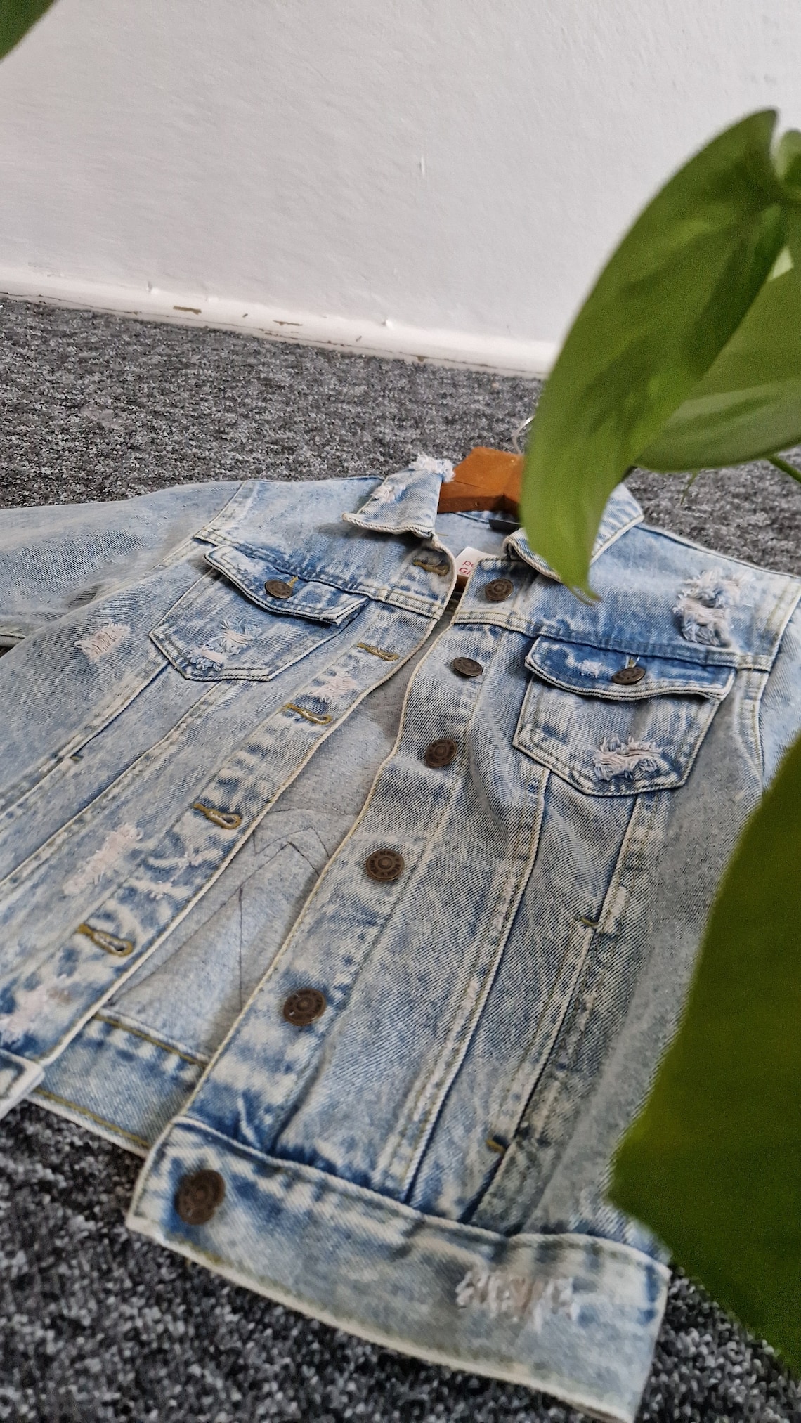 Handmade Colorful Back Design for a Denim Jacket for Girls - Etsy