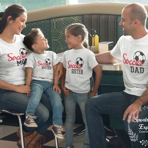 Soccer Mom Shirt Soccer Dad Family T Shirt Matching Soccer | Futbol ...