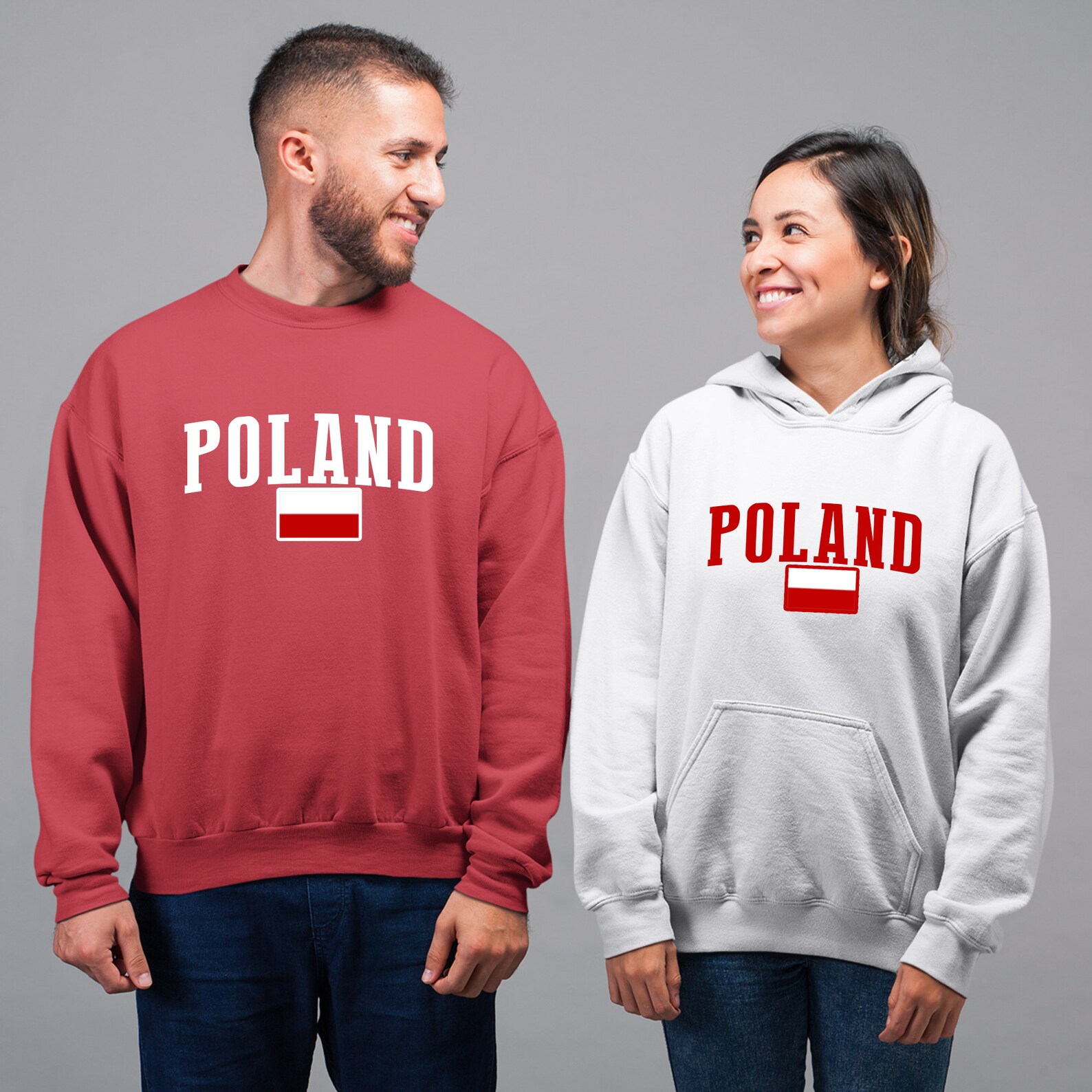 Poland Flag Hoodie Sweatshirt - Adult & Youth Sizes - Poland National ...