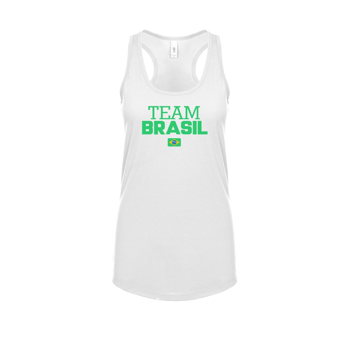 Brazil Team Tank Top Shirts Women Lady 100% Cotton Tee Any Sports ...