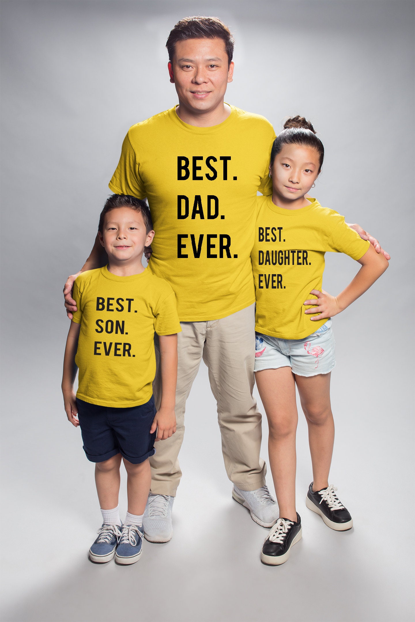 Best dad ever Father Daughter matching set T shirt tee daddy | Etsy