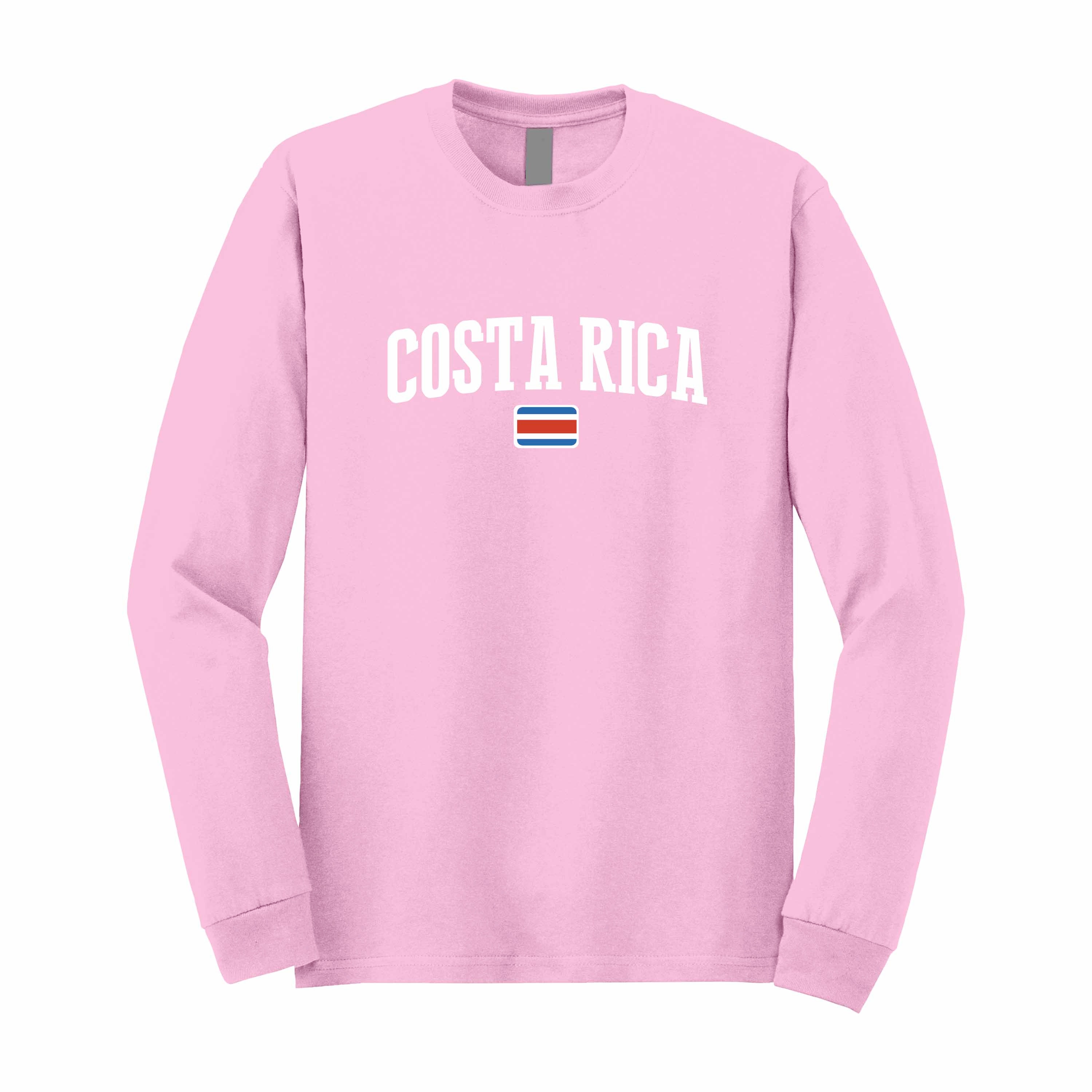 Costa Rica Soccer National Team Long Sleeve T-shirt Costa Rica - Etsy