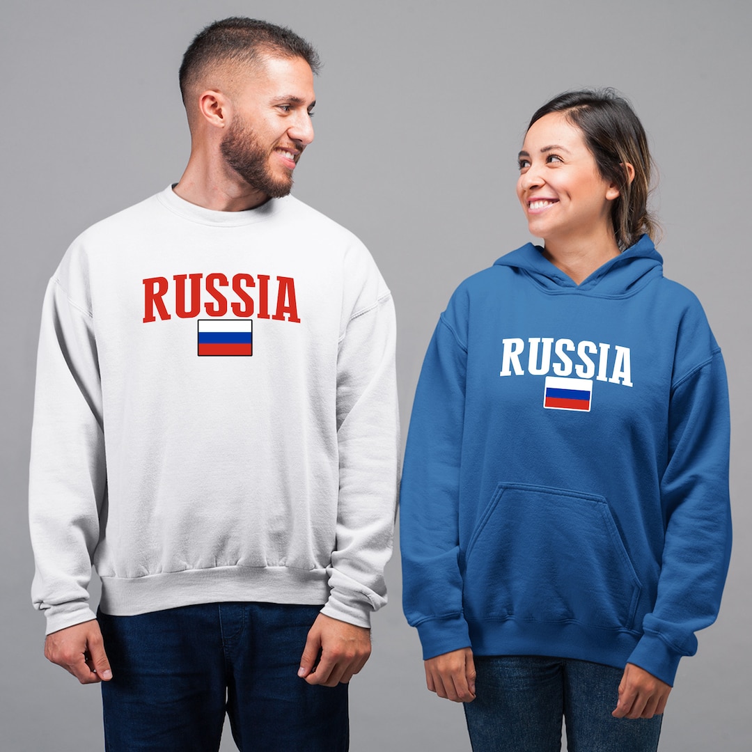 Russia Flag Hoodie Sweatshirt - Adult & Youth Sizes - Russia National ...