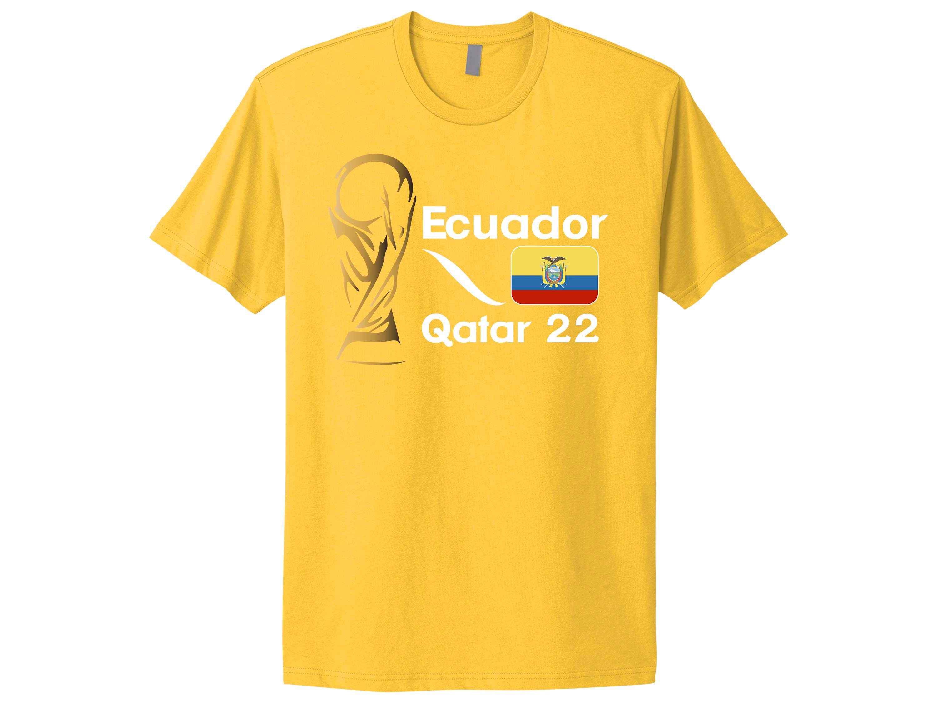 Ecuador National Football Team Soccer Ecuador Fan T-shirt Add Custom ...