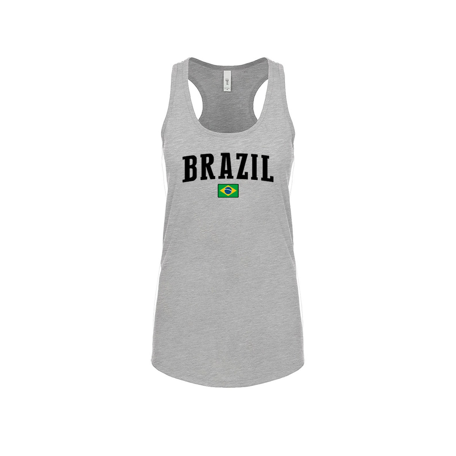 Brazil Tank top shirts Women Lady 100% cotton tee Any Sports - Etsy.de
