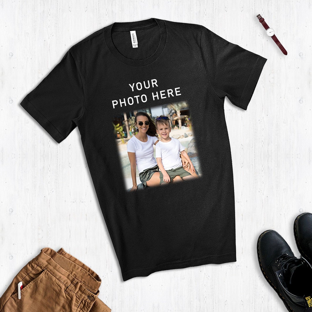Custom Photo Shirt, Custom T-shirt Graphic, Women Custom Tshirt Picture ...