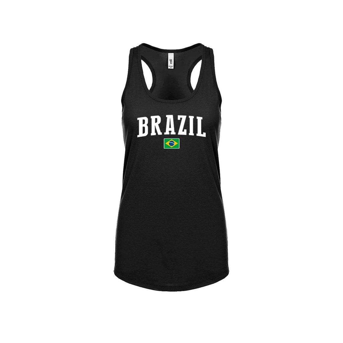 Brazil Tank top shirts Women Lady 100% cotton tee Any Sports - Etsy.de