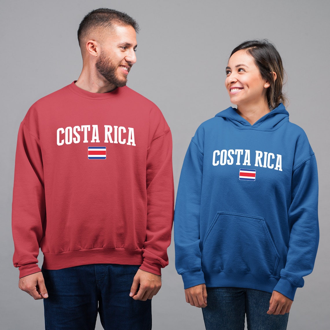 Costa Rica Shield Hoodie Sweatshirt - Adult & Youth Sizes - Costa Rica ...