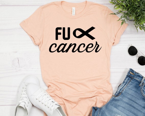Fu Cancer Woman Shirt Breast Cancer Warrior Breast Cancer | Etsy