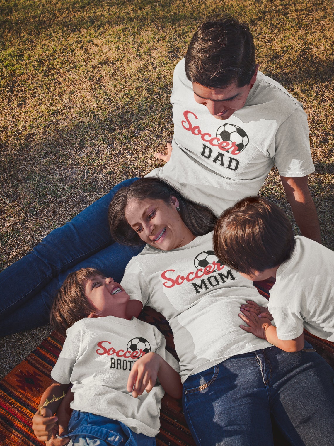 Soccer mom shirt soccer dad family T shirt matching Soccer | Etsy